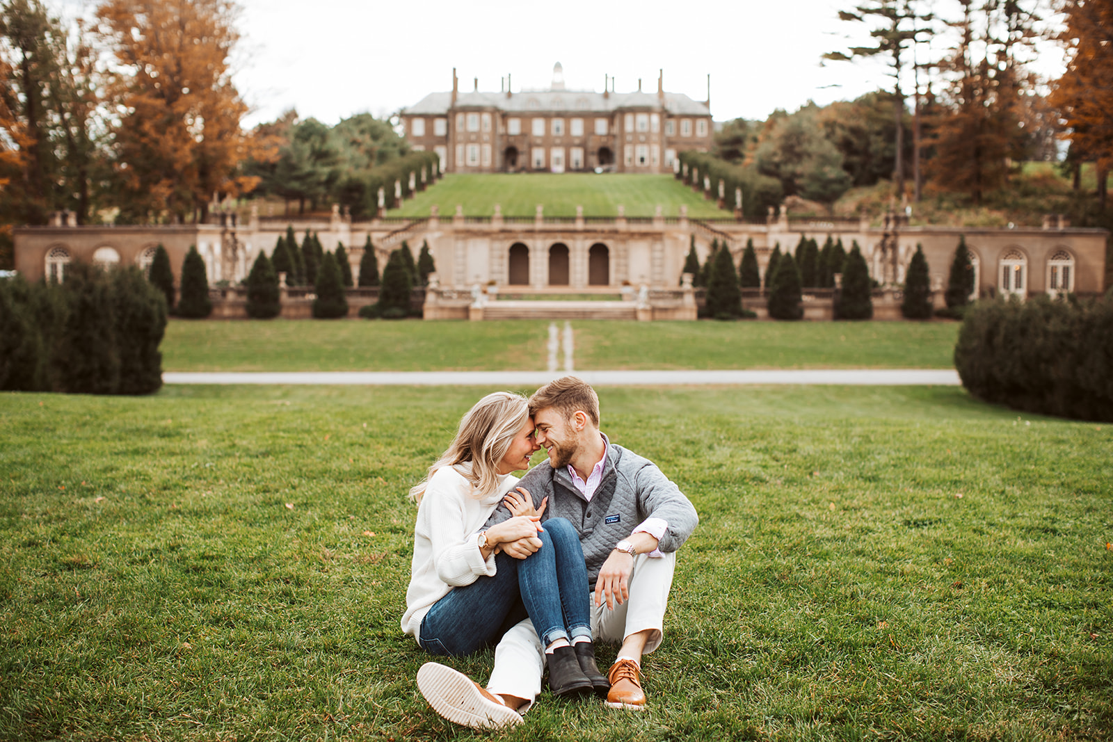 Castle Hill on the Crane Estate Engagement | Maine Wedding Photographer