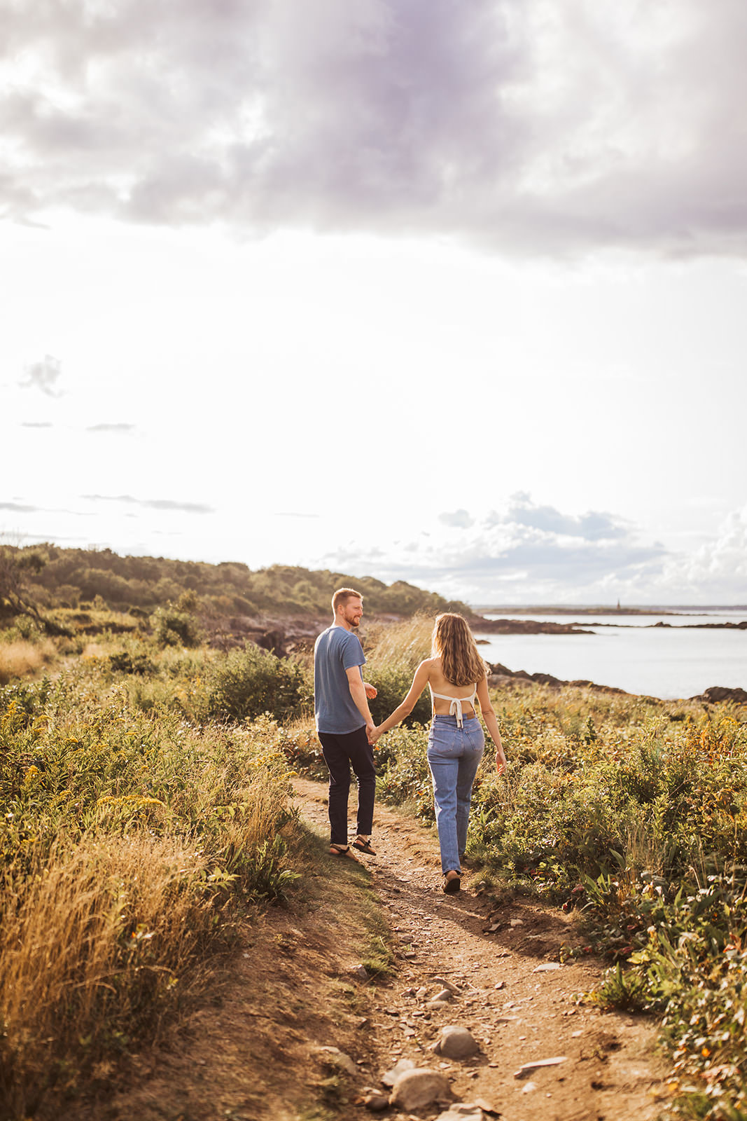 Biddeford Pool Bird Sanctuary Engagement Photos | Maine Wedding ...